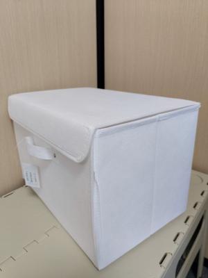 China Foldable Grid Storage Box for Underwear & Socks - Large Capacity Portable Closet Organizer with Dustproof Cover for sale