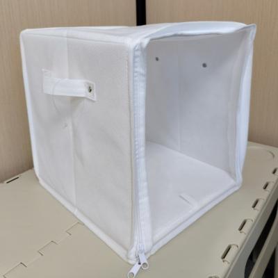 China Single Dress Storage Box Foldable Grid Storage Box for Underwear & Socks - Large Capacity Portable Closet Organizer for sale
