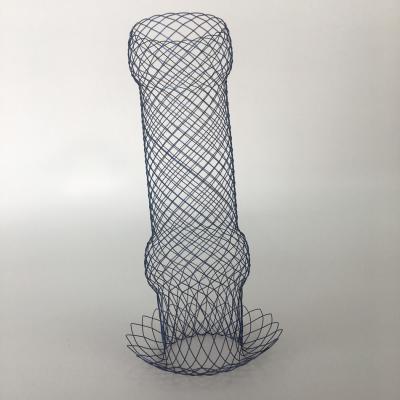 China Het niet Vasculaire Metaal Behandeld die Silicium van Esophagusl Stent door Nitinol-Geheugendraad wordt gemaakt Te koop