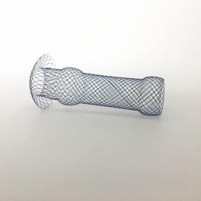 China Het niet Vasculaire Esophageal Stent Volledige die Silicone van Nitinol met Leveringssysteem wordt behandeld Te koop