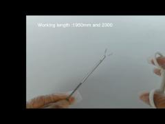 abrazadera endoscópica de acero inoxidable de apertura Hemoclip de Hemostasis del tamaño de 16m m usado en endoscopio