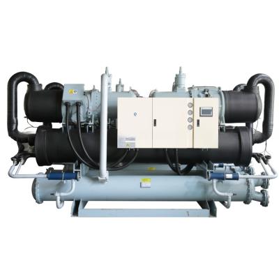 China 65 kW schroeftype industriële waterkoeler essentieel voor de productie van gepasteuriseerde melk Te koop