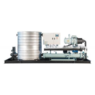 China 65 kW schroeftype industriële waterkoeler essentieel voor de productie van gepasteuriseerde melk Te koop