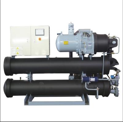 China 65 kW schroeftype industriële waterkoeler essentieel voor de productie van gepasteuriseerde melk Te koop
