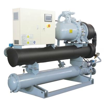 China 65 kW schroeftype industriële waterkoeler essentieel voor de productie van gepasteuriseerde melk Te koop