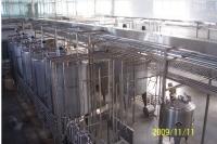 China Mirror Polished 2000 KG Full Automatic Pure Milk Processing Plant With Turnkey Project for sale