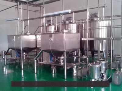China Mirror Polished 2000 KG Full Automatic Pure Milk Processing Plant With Turnkey Project for sale
