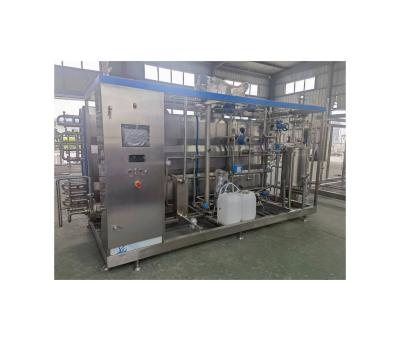 China Farms PLC 1000L/H bis 10000L/H Kleine Partikel Getränke aseptische Tubulare Sterilisator Vorteil zu verkaufen