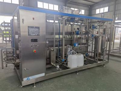 Cina Pressione di vapore 0,5-0,6 mpa 3000L/h UHT Tubulare Macchina di sterilizzazione del latte per latticini in vendita