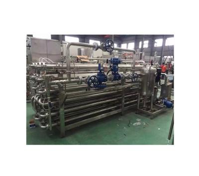 China Advanced Mango Concentrate Juice Tube In Tube Sterilisator für die Sterilisationsverarbeitung zu verkaufen