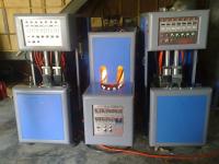 China 2021 Production Semi-automatic Two Cavity Bottle Making Machine for Blow Molding for sale