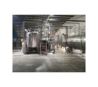 China Soy Milk Making Machine with Variable Nuts Milk Processing Line and Raw Material for sale