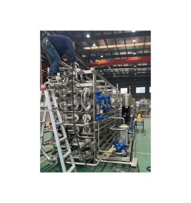 Cina Pasteurizzatore in tubo 4T polacco UHT Sterilizzatore per la lavorazione della polpa di mango concentrata in vendita