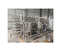 China Polish 4T Tube In Tube Pasteurizer UHT Sterilizer for Concentrate Mango Pulp Processing for sale
