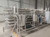 China Polish 4T Tube In Tube Pasteurizer UHT Sterilizer for Concentrate Mango Pulp Processing for sale