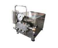 China Polish Mirror Polished 20L/H Mini Scale Milk Homogenizer for Small Batch Processing for sale