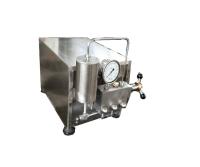 China Polish Mirror Polished 20L/H Mini Scale Milk Homogenizer for Small Batch Processing for sale