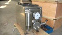 China Polish Mirror Polished 20L/H Mini Scale Milk Homogenizer for Small Batch Processing for sale
