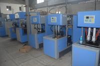 China Advanced Semi Automatic Round Shape Plastic Bottle Making Machine Volume size 0.1-2L PLC MITSUBISHI for sale