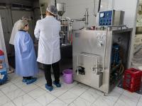 China Food Sanitary Continuous Ice Cream Freezer with Precise 2 4C Input Temperature Control for sale