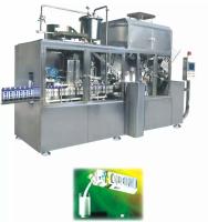 China 2000 Packs/h Automatic Filling And Capping Machine for Milk Packaging Type Pouch for sale