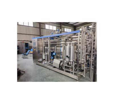 China UHT Tubular Sterilizer for Milk Processing Line Featuring PLC and Pasteurizing Function for sale