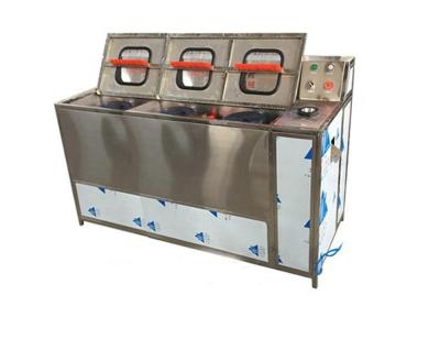China 1250*950*1210 Semi Automatic 300b/h 3 Barrel Bottle Washing Machine With Decapping Function For 5 Gallon for sale