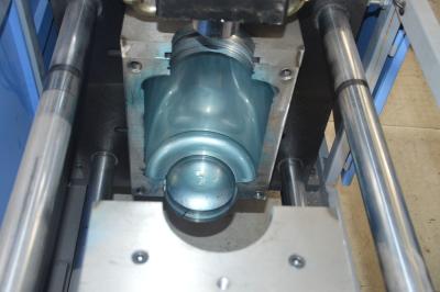 China High Pressure Valve Semi Automatic One Cavity 5L Plastic Wide Neck Jars Blow Moulding Machine with Moulds for sale