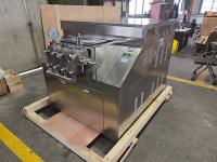 China 37KW High Pressure Grease Homogenizer Machine for Milk Processing Line Processing Types Milk for sale