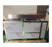 China Semi-automatic Inner Outer Barrel Rinser Bottled Water Washer Machine with 100BPH Speed for sale
