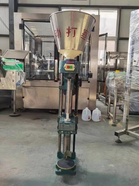 Semi automatic Glass Alcohol wine Bottle sealing Corker Capping Machine