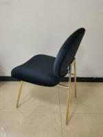 China 50cm Wrought Iron Dining Room Chairs for sale