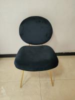 China 50cm Wrought Iron Dining Room Chairs for sale