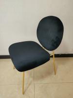 China 50cm Wrought Iron Dining Room Chairs for sale