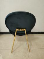 China 50cm Wrought Iron Dining Room Chairs for sale