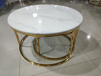 Cina Economia di spazio 80cm 60cm intorno al tavolino da salotto superiore di marmo in vendita