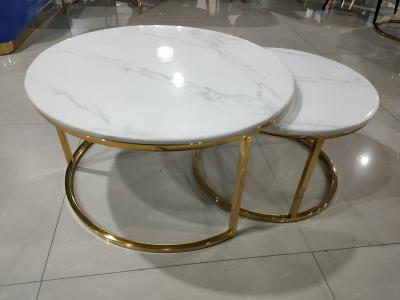 Cina Economia di spazio 80cm 60cm intorno al tavolino da salotto superiore di marmo in vendita