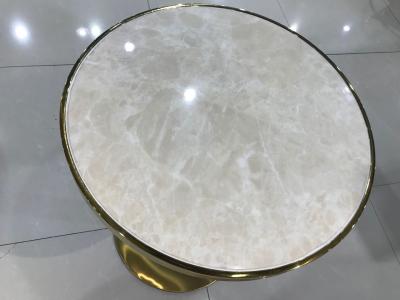 中国 60cmの白い大理石の上部のテーブル 販売のため