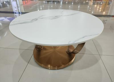 Cina Tavolino da salotto di marmo bollente ad alta temperatura di acciaio inossidabile di 55cm in vendita