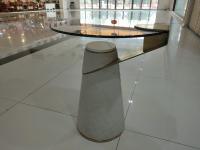 China 65cm Gold Plated Coffee Table for sale