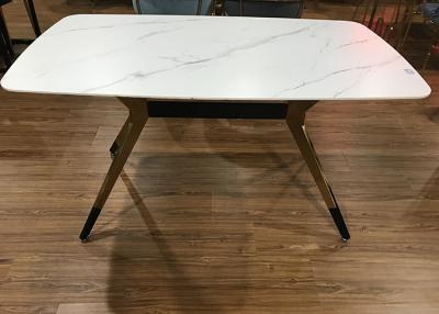 中国 非130*80*76cmの錬鉄の大理石のテーブルを入れなさい 販売のため