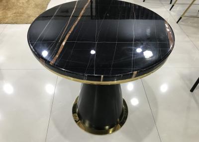 Cina Tavolino da salotto di marmo moderno di acciaio inossidabile del minimalista 70cm in vendita