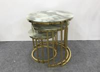 China 40cm Solid 3 Piece Coffee Table Sets for sale