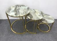 China 40cm Solid 3 Piece Coffee Table Sets for sale