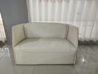 China Armrest 78cm Height Iron Pipe Streamlined Recliner for sale
