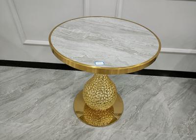 Cina Giro moderno del tavolino da salotto di pezzo fucinato del marmo nordico dorato del Odm antiurto in vendita