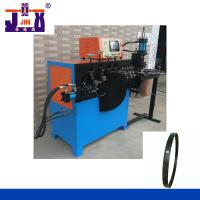 China Automatic Flat Iron Ring Making Machine Servo Motor 2-10mm Wire Diameter 50-800mm Circle for sale