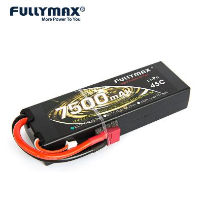 Cina batterie di 45C 7500mAh 7.4V 2S Lipo per le barche di modello di Aircraft Rc Model in vendita