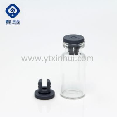 China Bromo butyl 13mm grey pharmaceutical rubber stopper for lyophilized freeze dry vial for sale