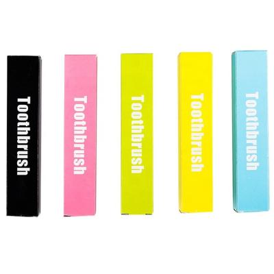 China Soft Bristle Travel Folding Toothbrush Colorful Logo Soft Bristle Travel Folding Toothbrush 1pc/ Cartons Custom Adult Toothbrush factory